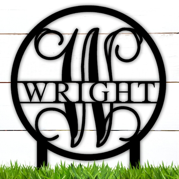 Metal Personalized Lawn Signs - Etsy