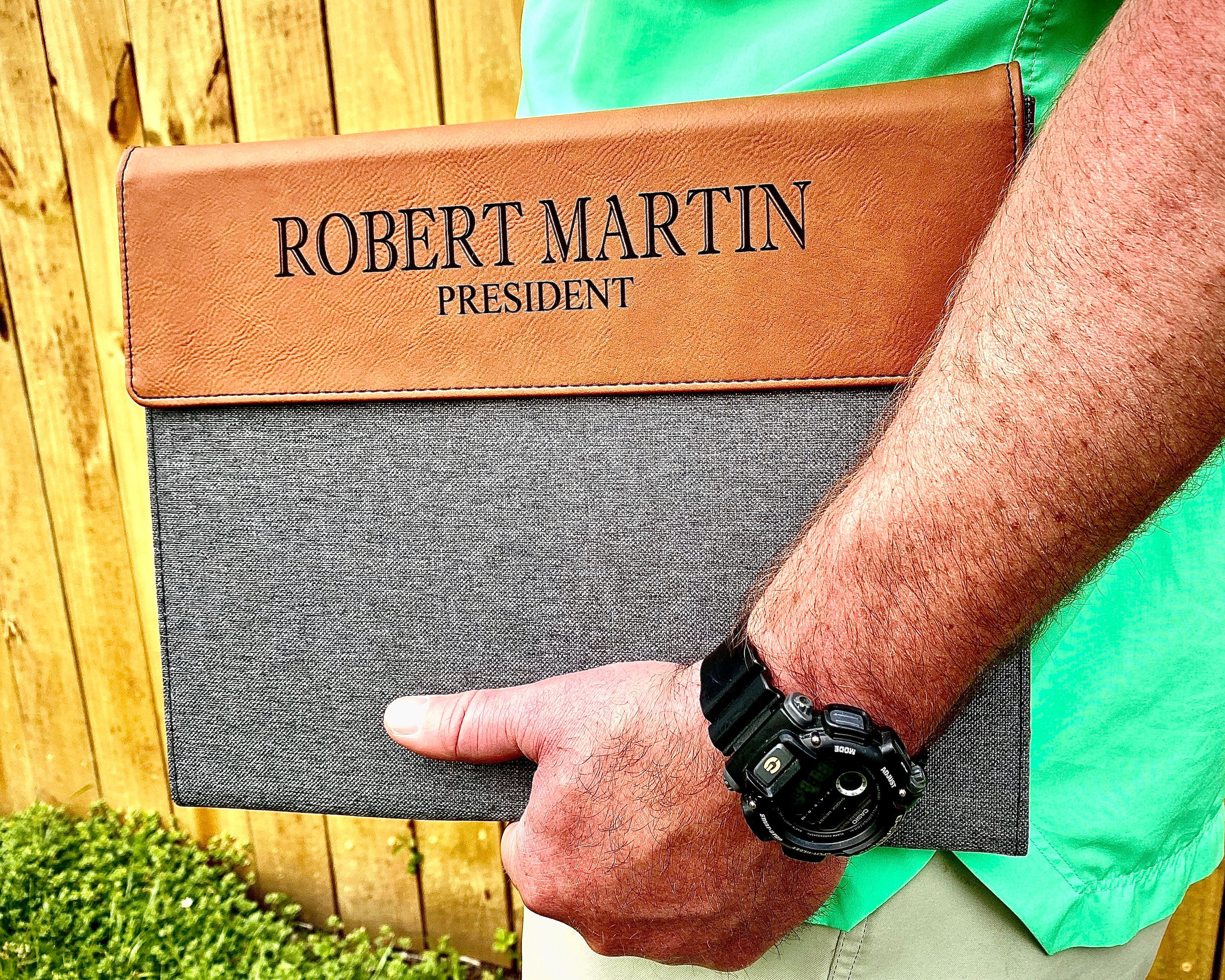 Personalized Padfolio, Engraved Portfolio, Personalized Notebook ...
