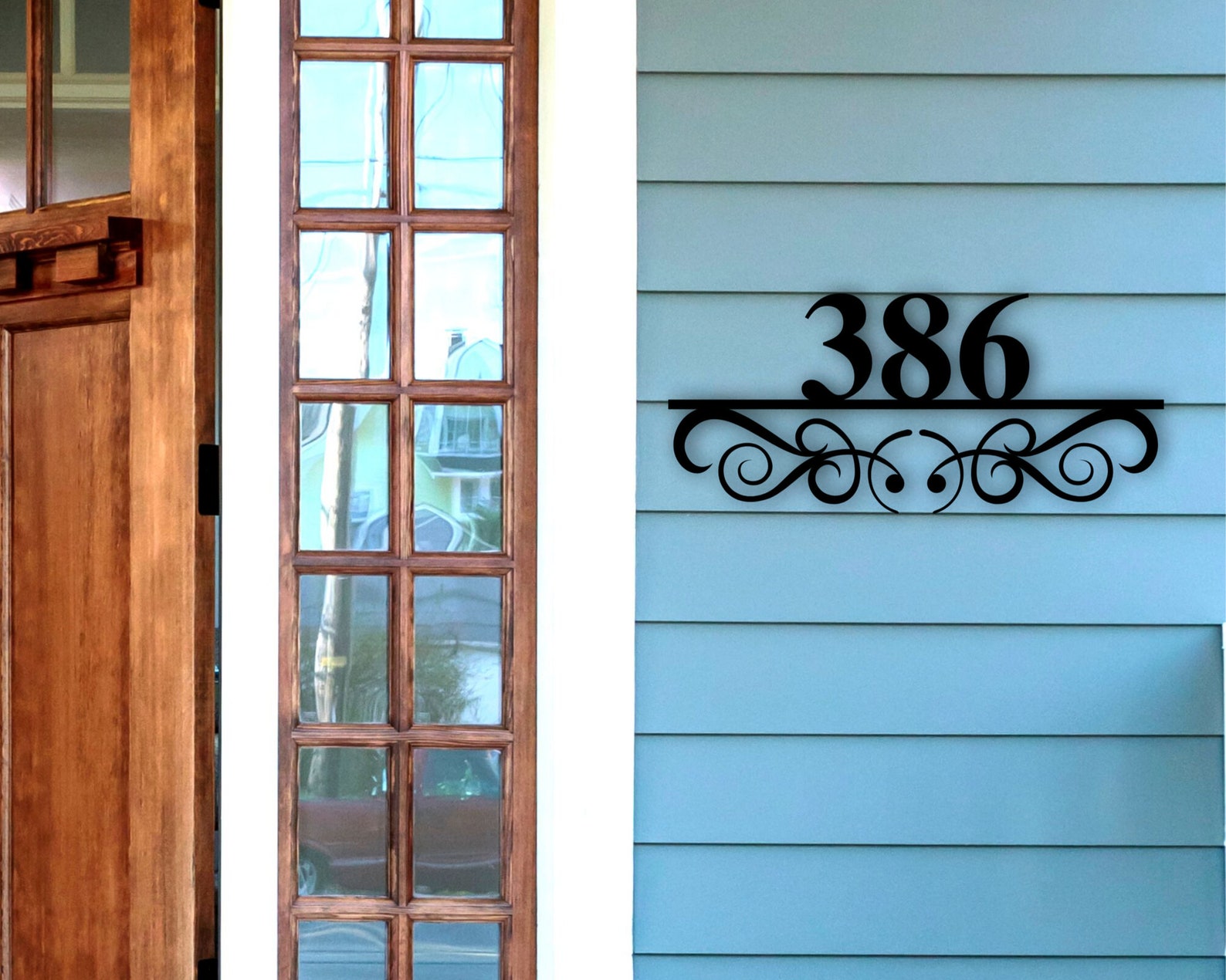Metal House Numbers Address Sign House Number Plaque Metal - Etsy