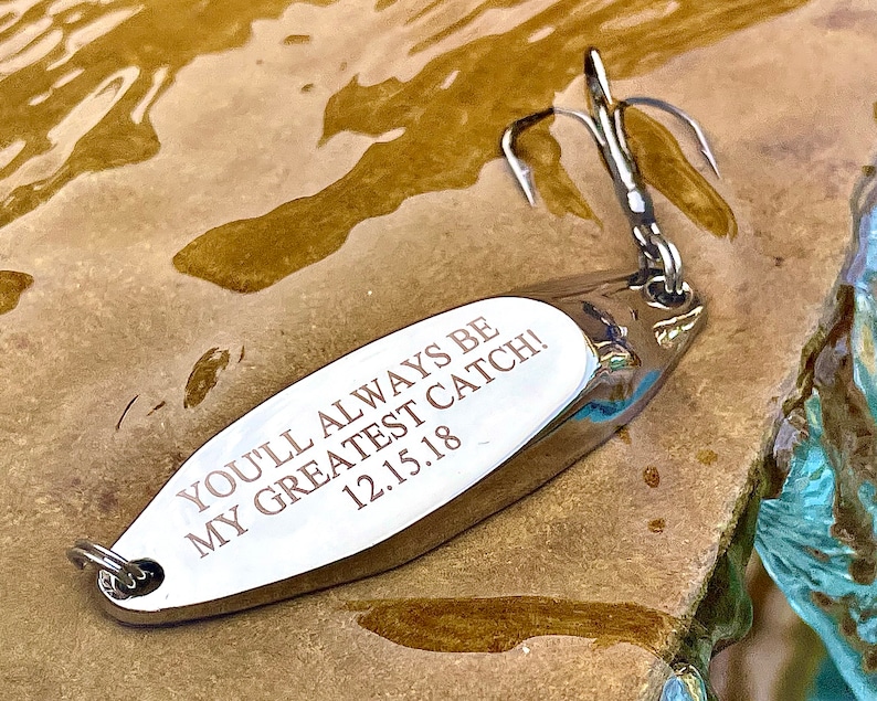 Personalized Fishing Lure Custom Fish Gift for Father's | Etsy