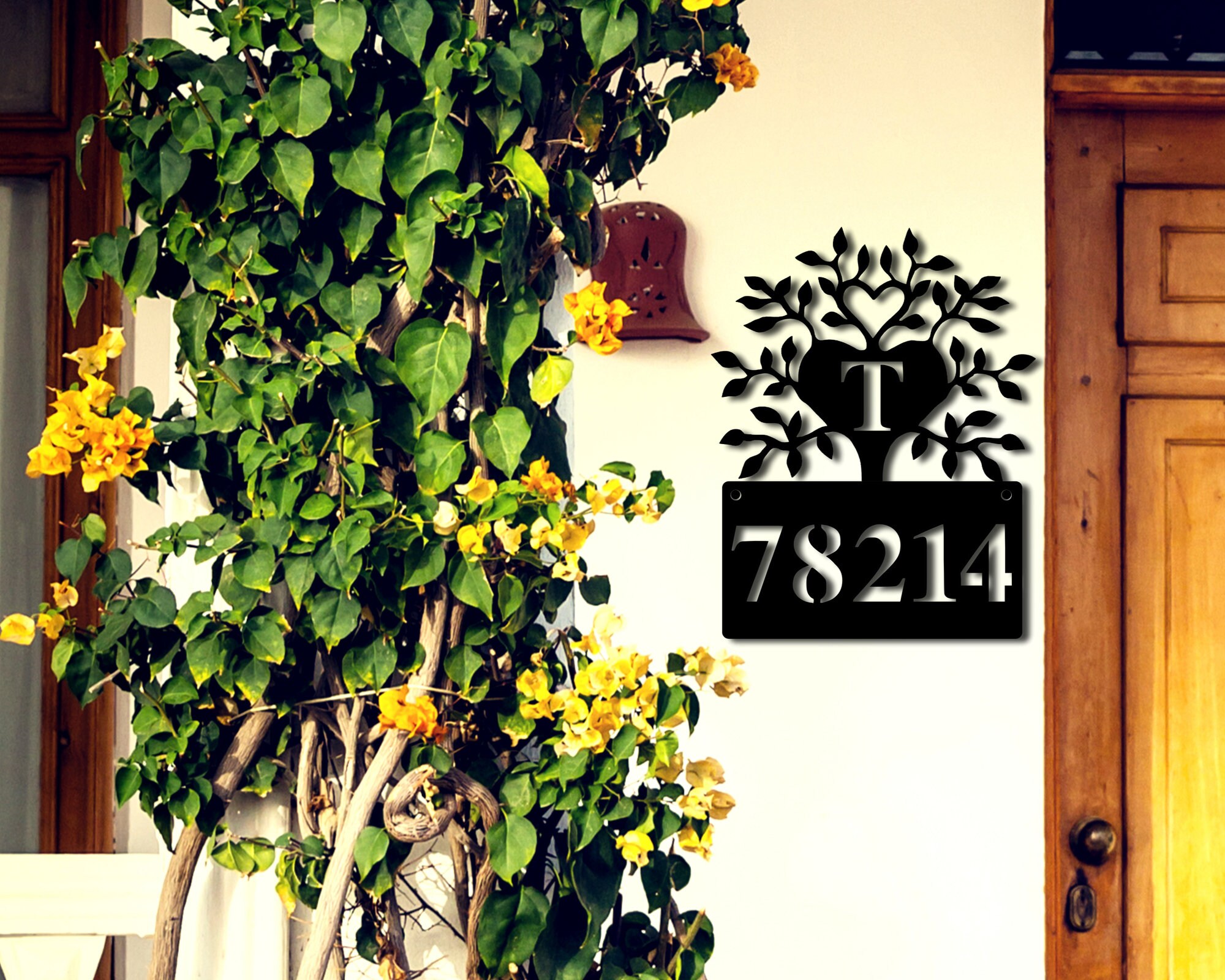 Personalized Metal Address Sign Metal Address Plaque Metal | Etsy