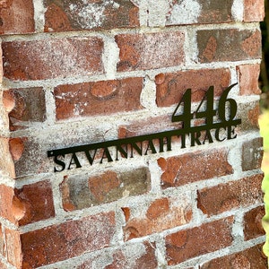 Custom Metal Address Sign, Custom Street Address Sign, Address Sign ...