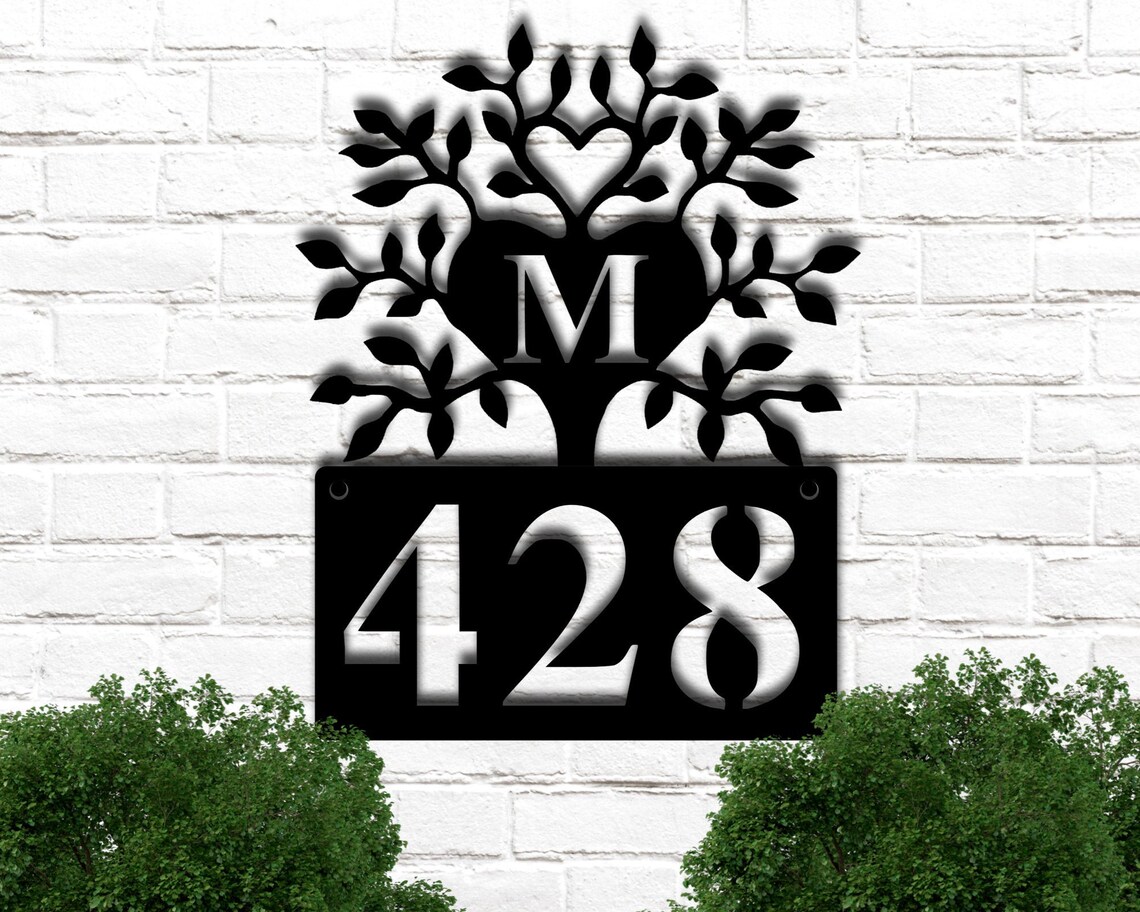 Personalized Metal Address Sign for House Custom Address Sign - Etsy