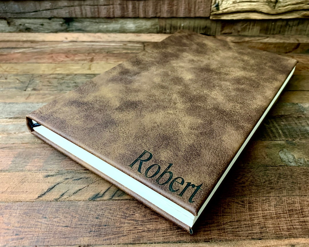 Personalized Leather Journal, Journal With Name, Personalized Journal ...