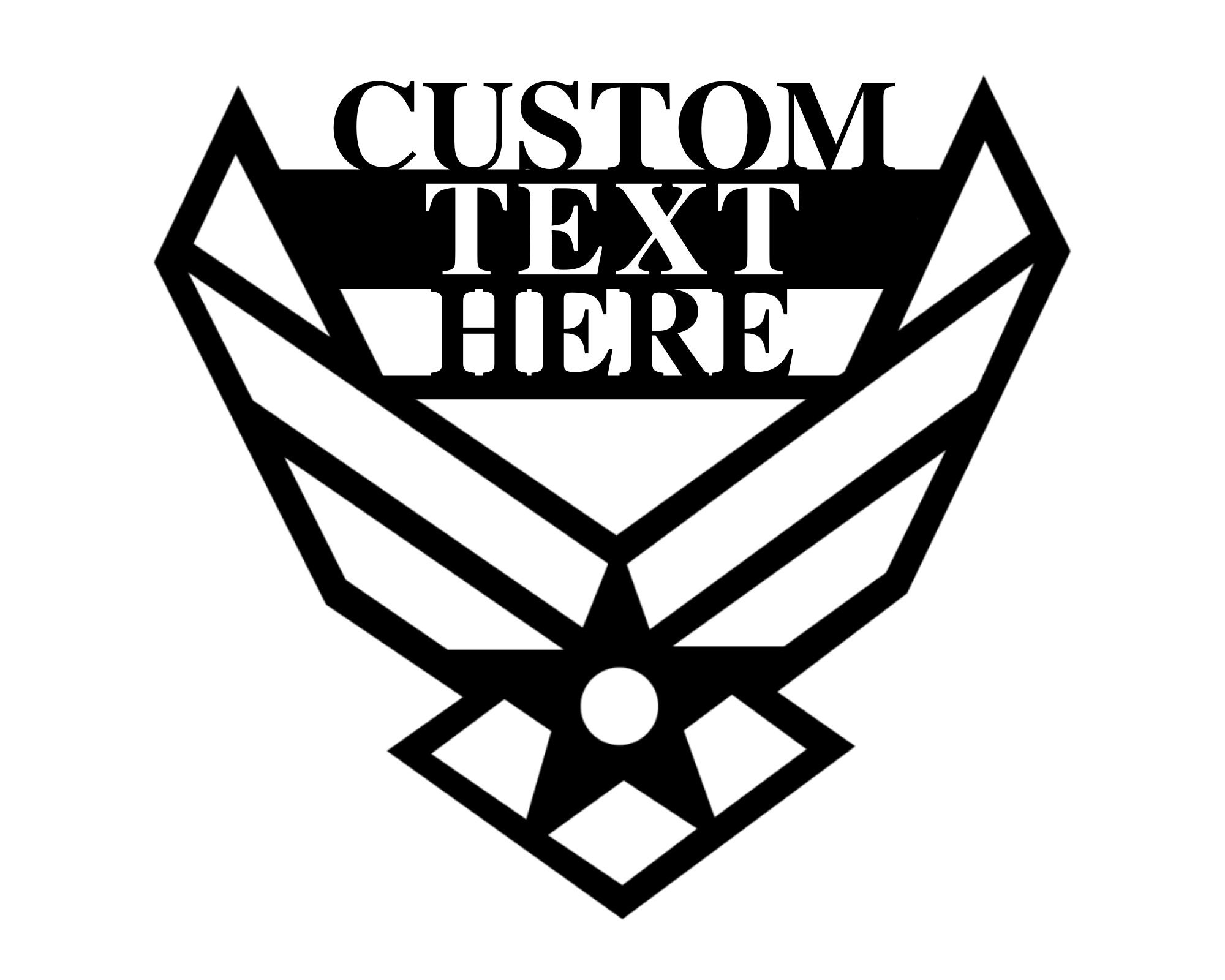 Custom Air Force Metal Sign,personalized Air Force Gifts, Air Force ...