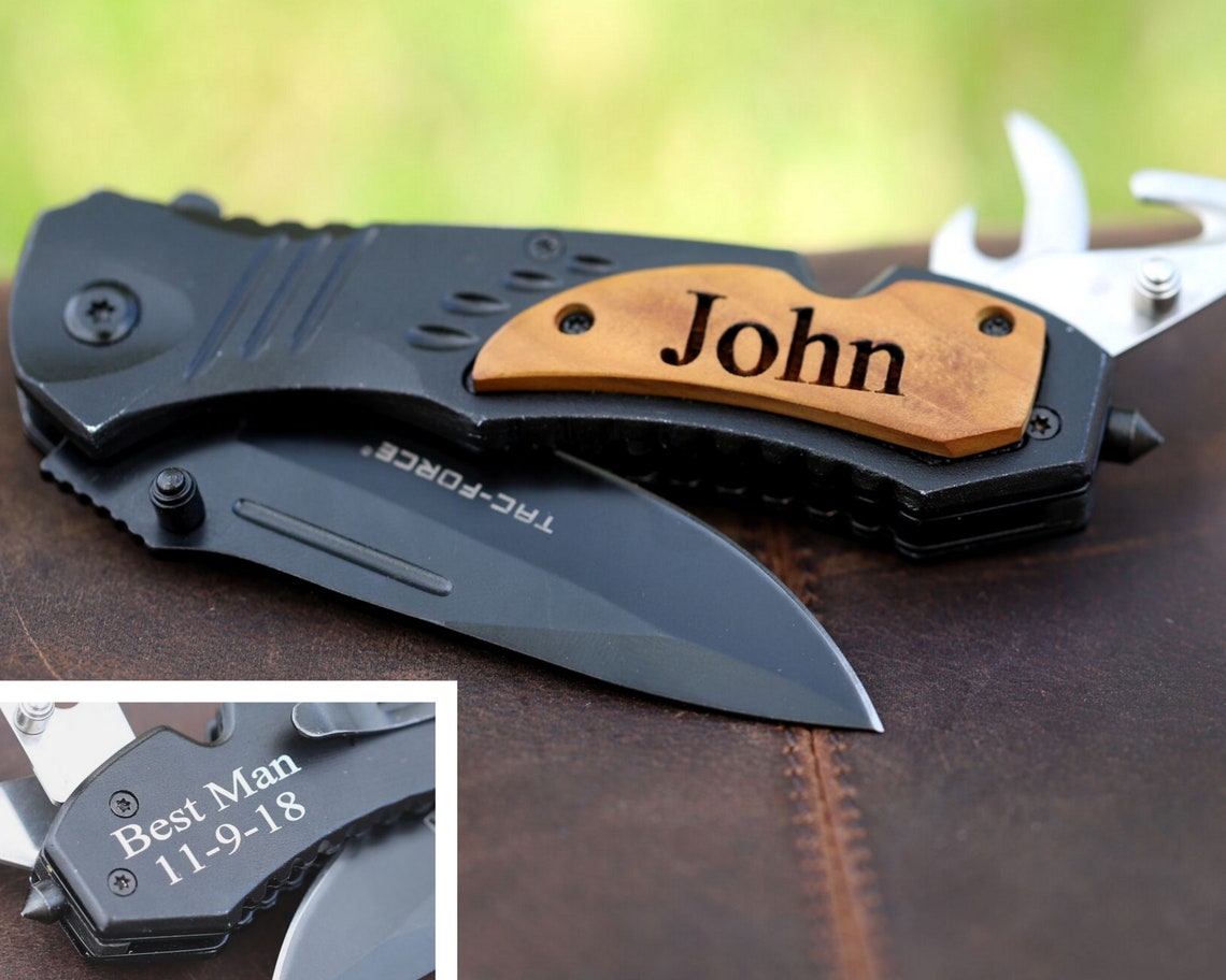 Multi Tool Pocket Knife Engraved Survival Knife Personalized - Etsy