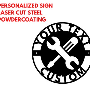 Personalized Shed Sign Metal, Tool Shed Sign, Garage Decor, Sign for ...