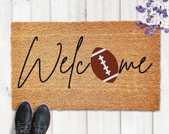Doormat for Football Funny Doormat Football Welcome Mat - Etsy