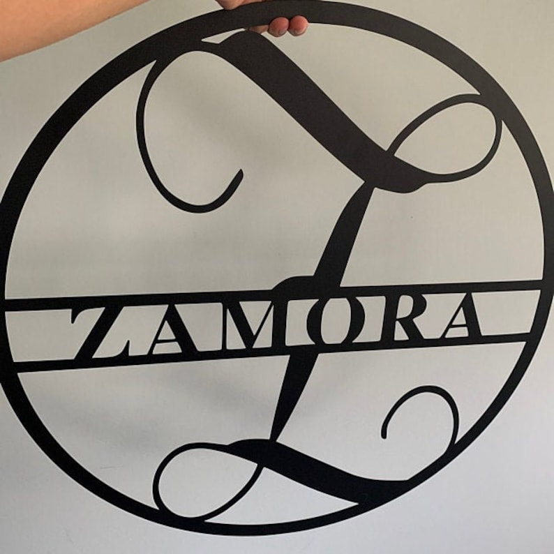 Last Name Metal Signs Personalized Metal Sign Custom Last Name - Etsy ...