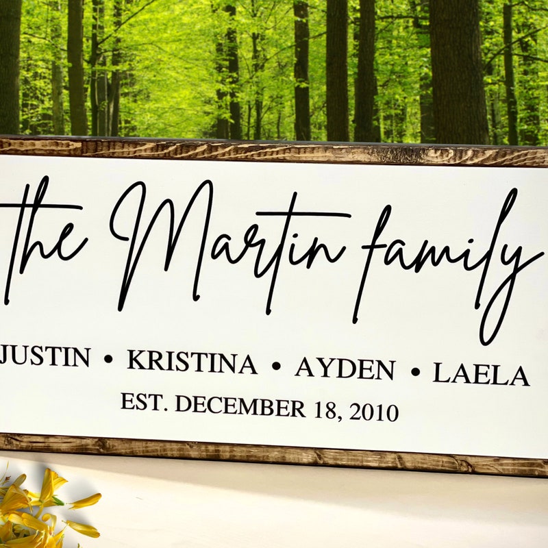 Family Name Signs - Etsy