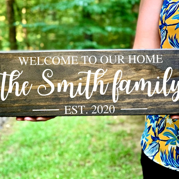 Welcome to Our Home - Etsy