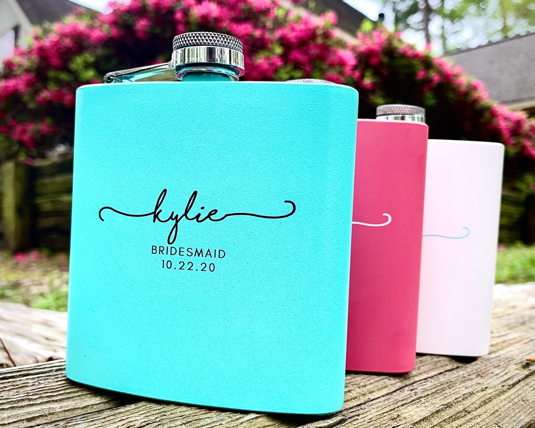 Engraved Flask for Women Personalized, Women's Flask, Custom Flask for ...