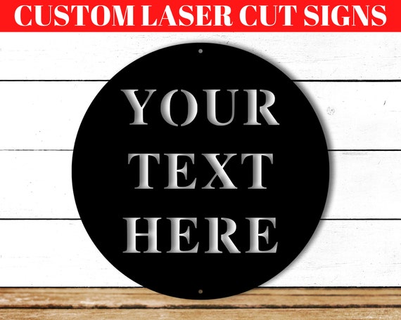 Personalized Metal Sign Custom Metal Signs Customized Metal - Etsy