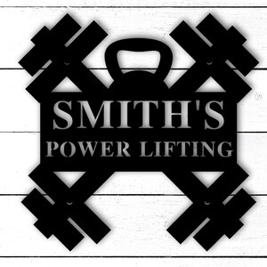 Personalized Gym Sign, Crossfit Gift, Workout Gift, Gym Decor, Home ...
