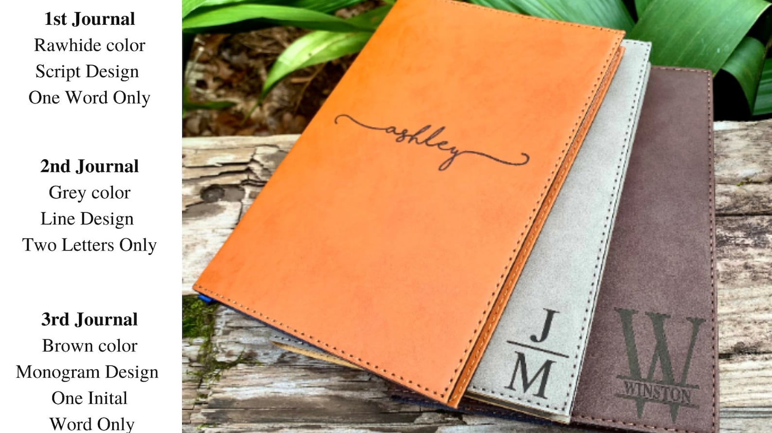 Engraved Leather Journal Journal Personalized Leather - Etsy