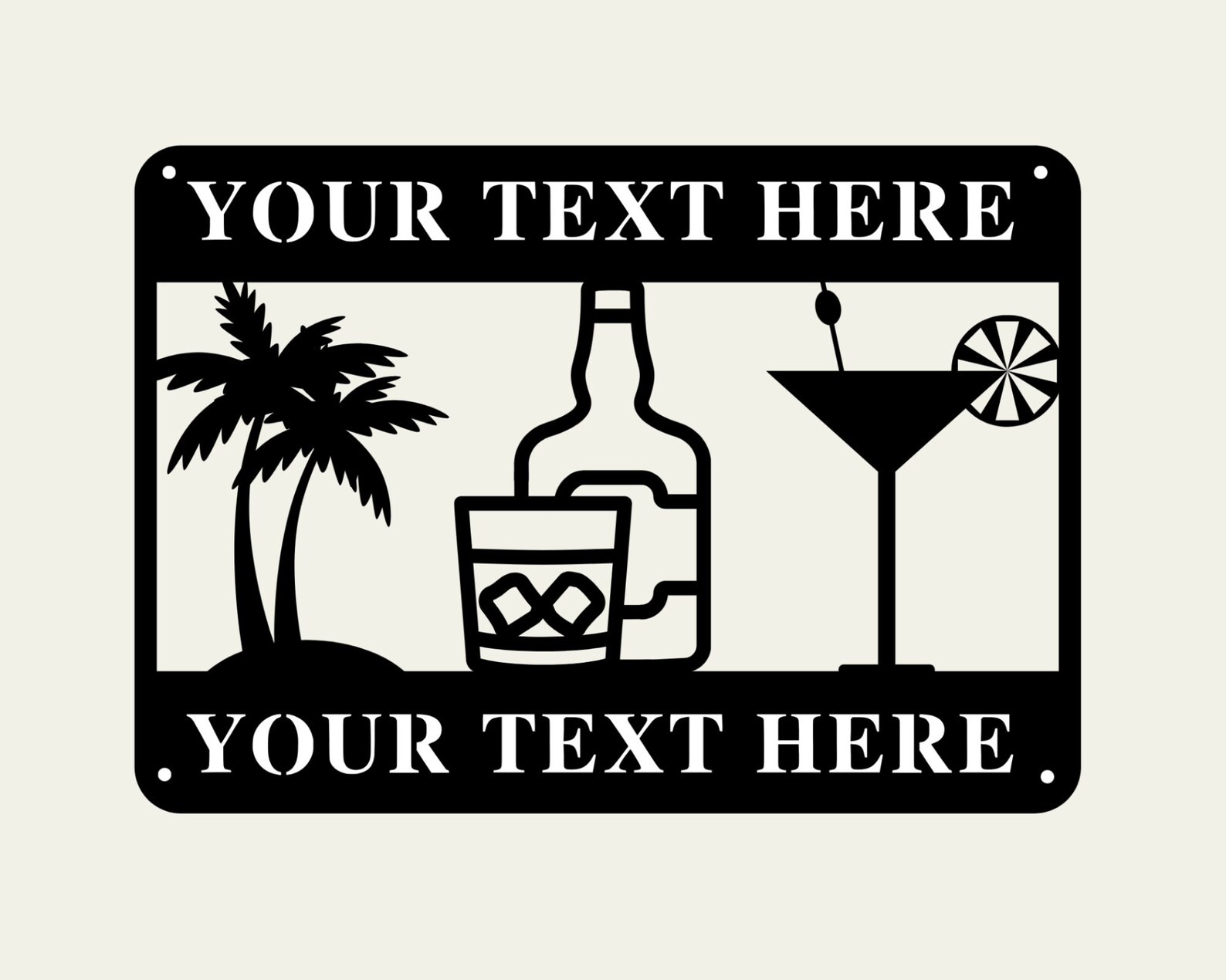 Personalized Metal Bar Sign Custom Metal Sign Outdoor Man - Etsy