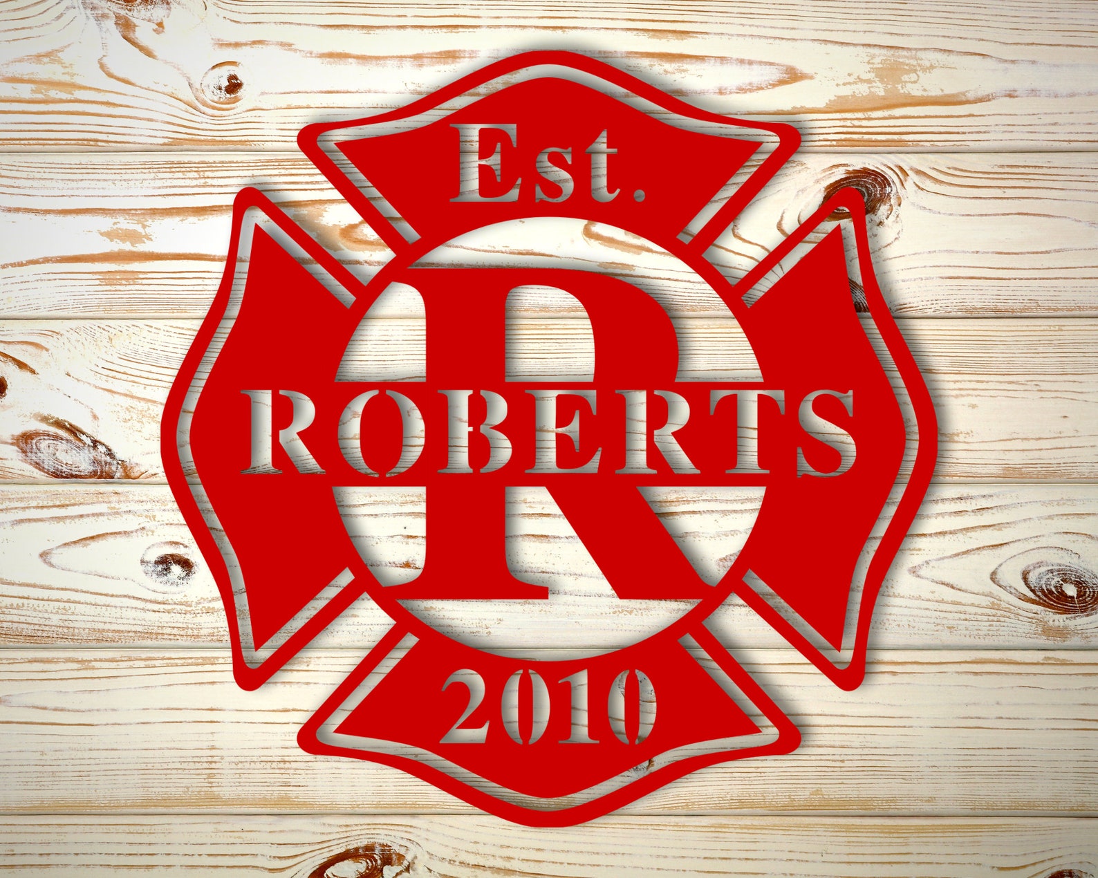 Personalized Firefighter Gift Metal Sign Personalize Gift - Etsy