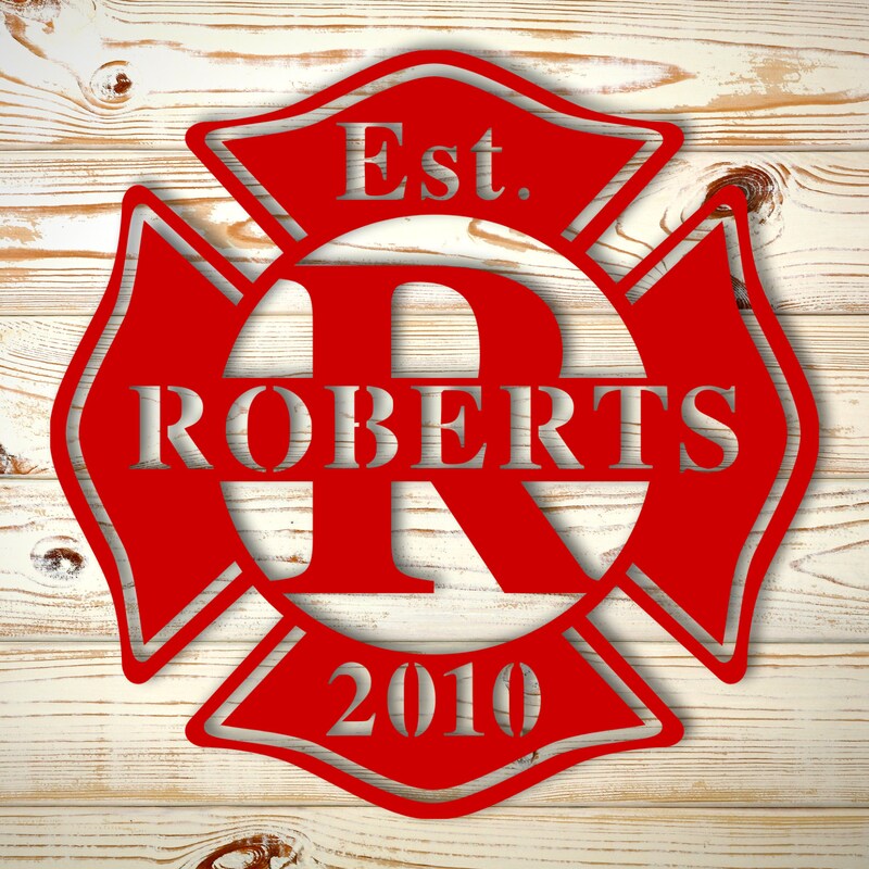 Firefighter Sign - Etsy