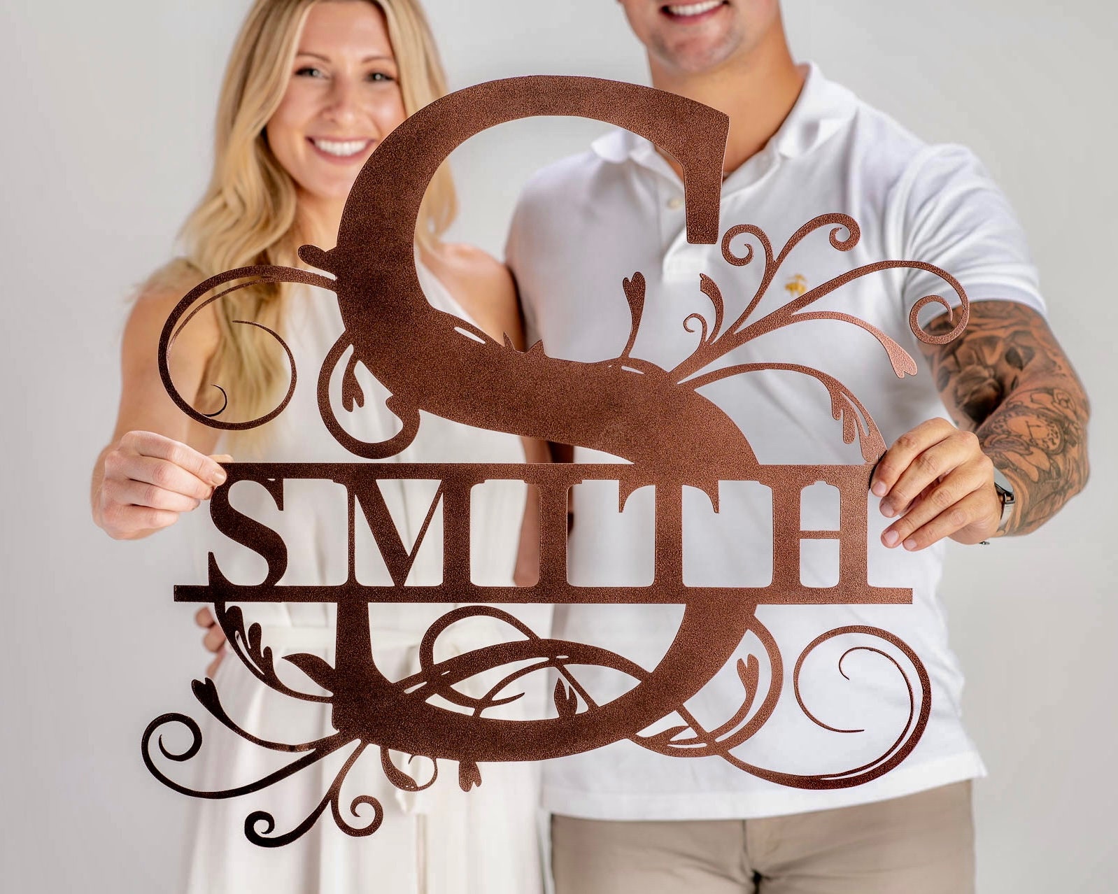 Last Name Metal Sign Family Name Sign Personalized Metal - Etsy Canada