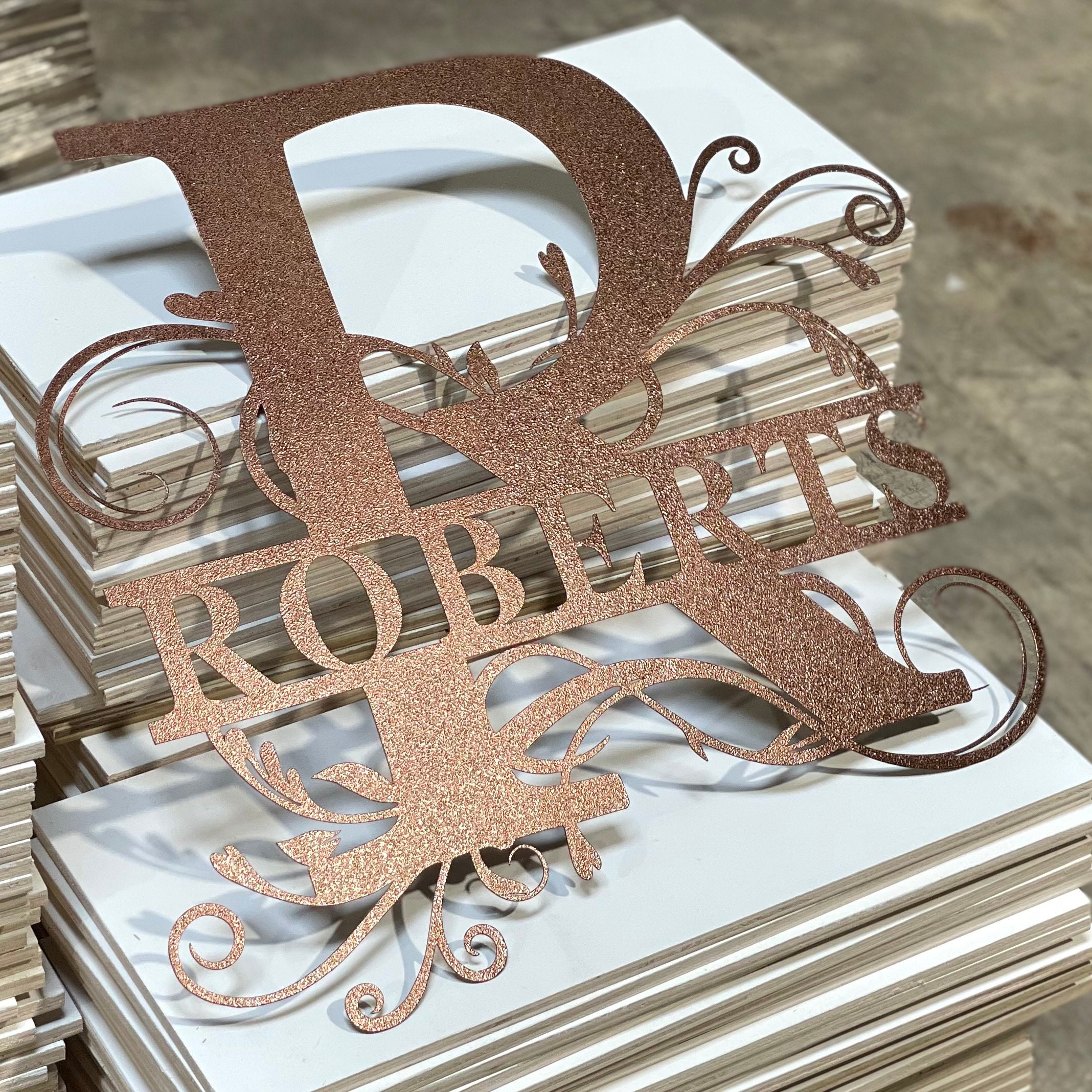 Personalized Metal Sign Custom Last Name Sign Family Name Sign - Etsy