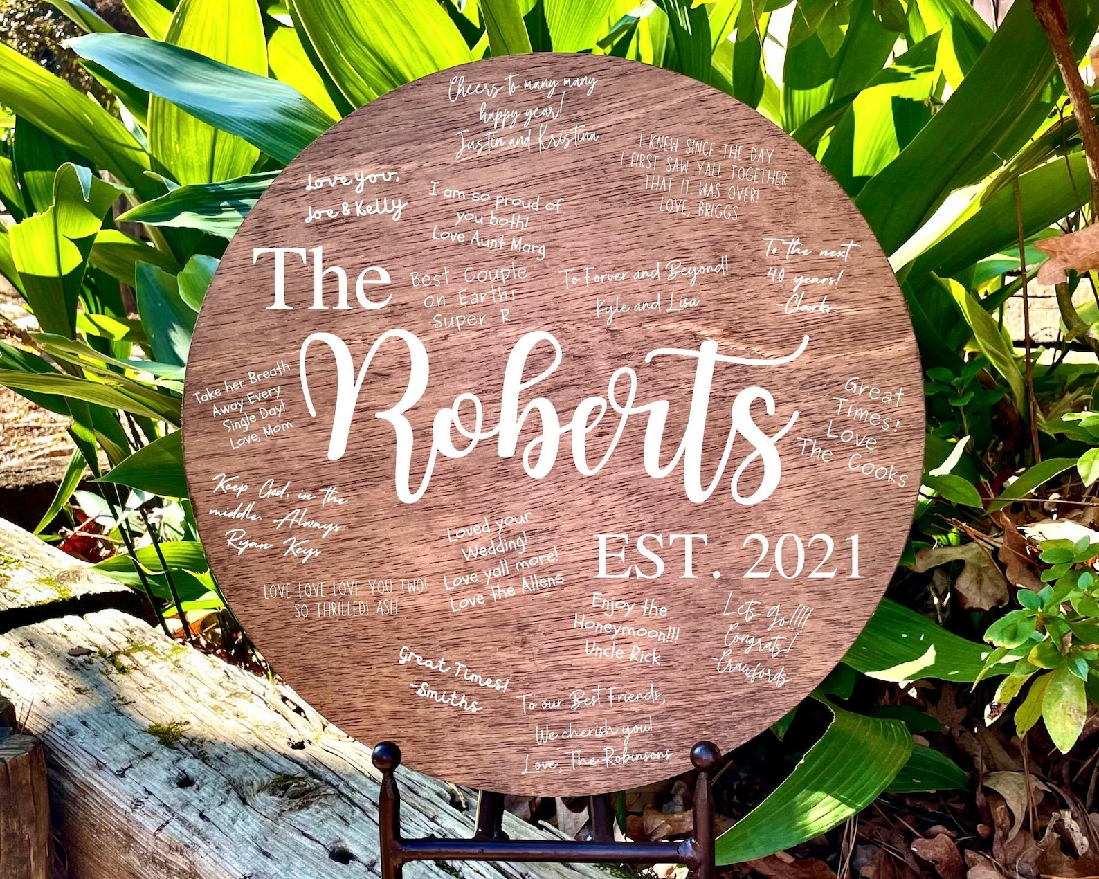 Alternative Wedding Guest Book Alternative Wooden Guest Book Sign ...