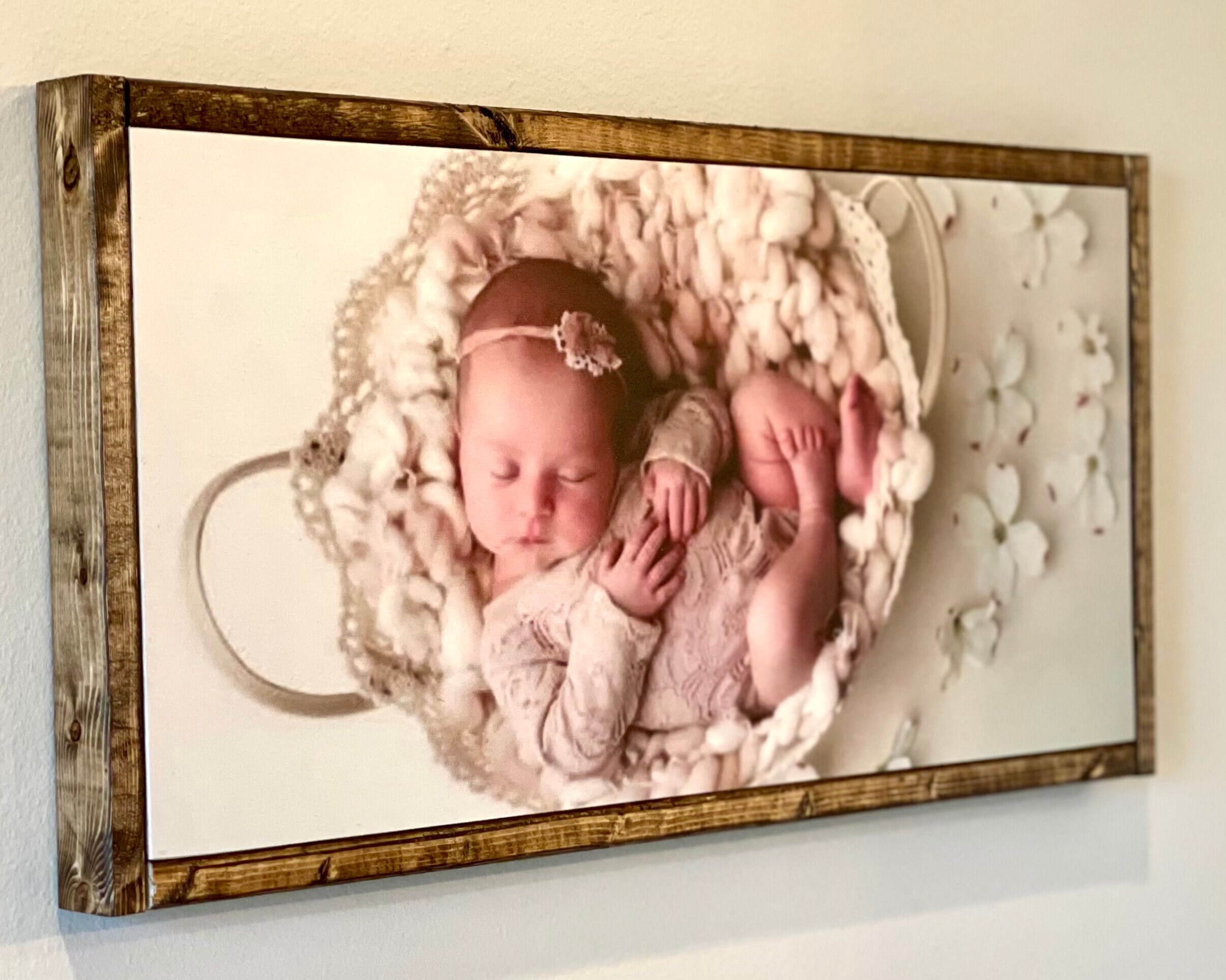 Wood Framed Prints Framed Photo Large Wood Photo Family - Etsy