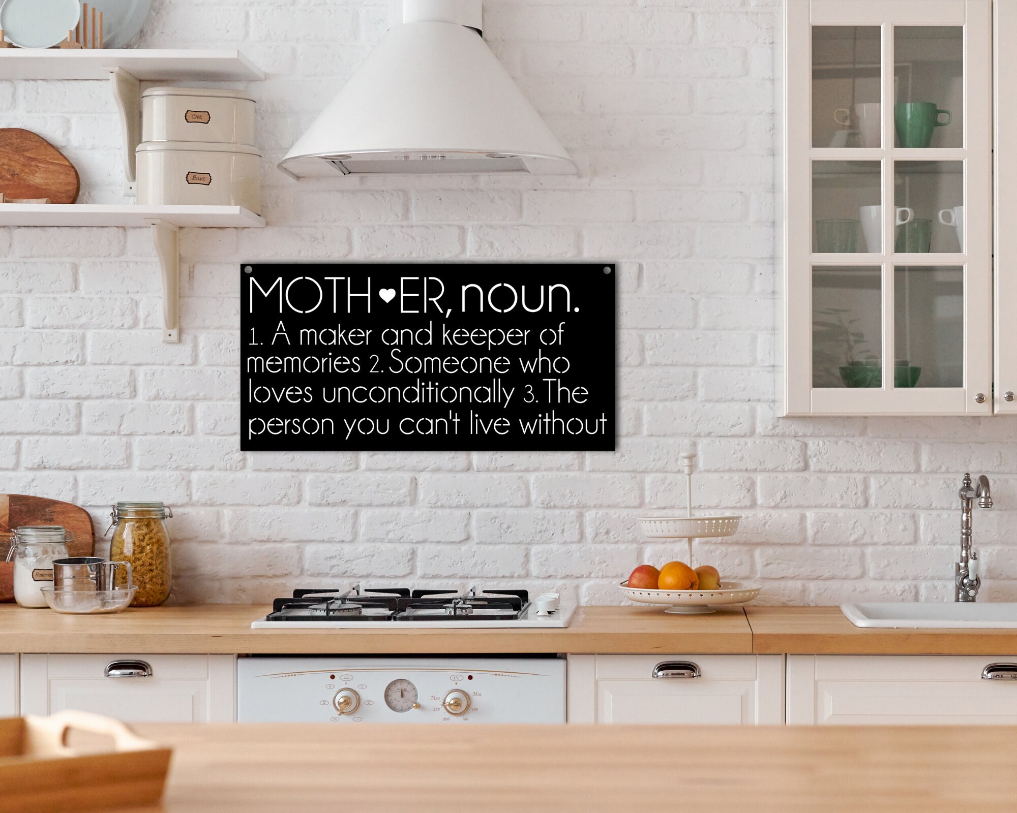 Mother Definition Sign Metal Sign for Mom Sign for Kitchen - Etsy