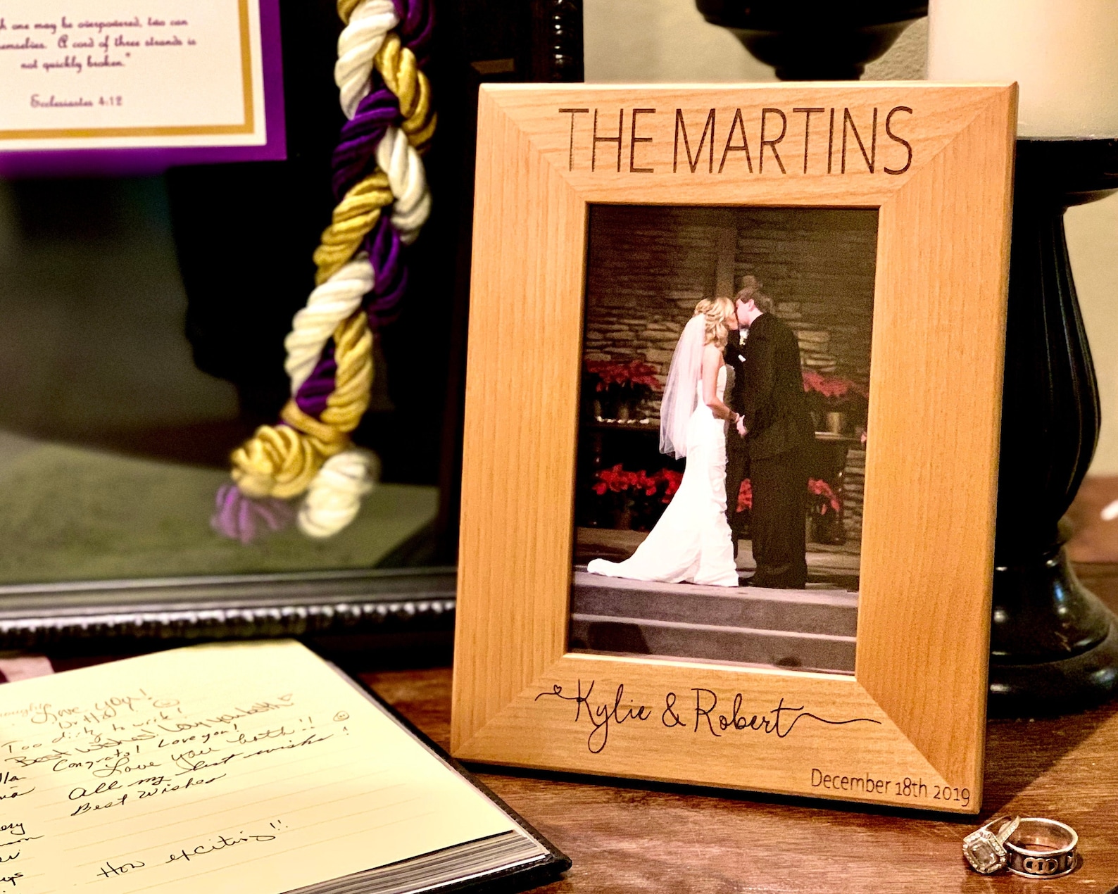 Personalized Picture Frame, Wedding Picture Frame, Newlywed Picture ...
