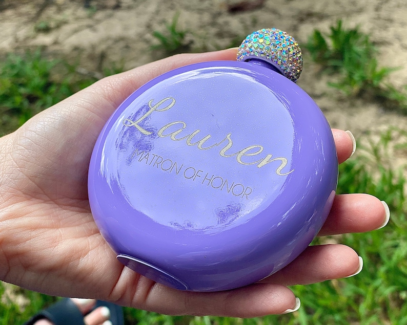 Bachelorette Party Flasks for Bridesmaid Gifts Flask for | Etsy