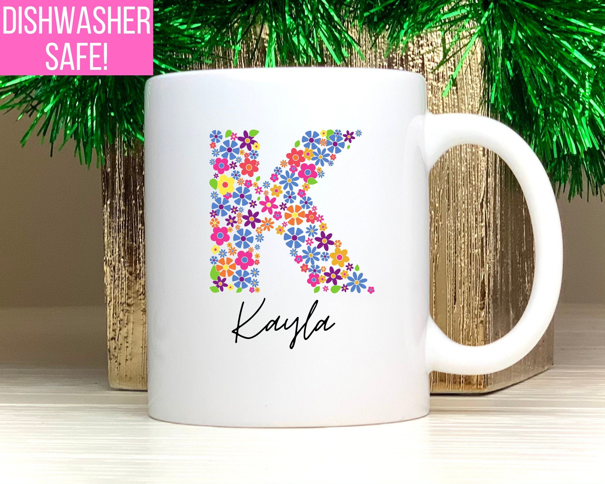 Personalized Coffee Mug, Personalized Name Coffee Cup, Initial Mug ...