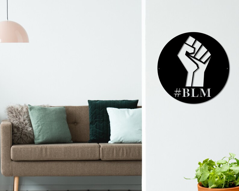 Black Lives Matter Metal Sign BLM Sign Black Lives Black | Etsy