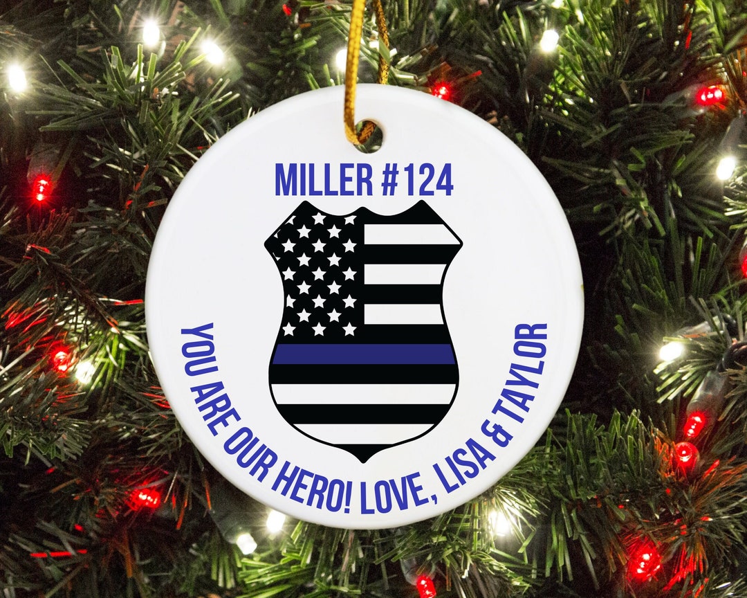 Police Officer Gifts, Police Ornament, Law Enforcement Gift, Police ...