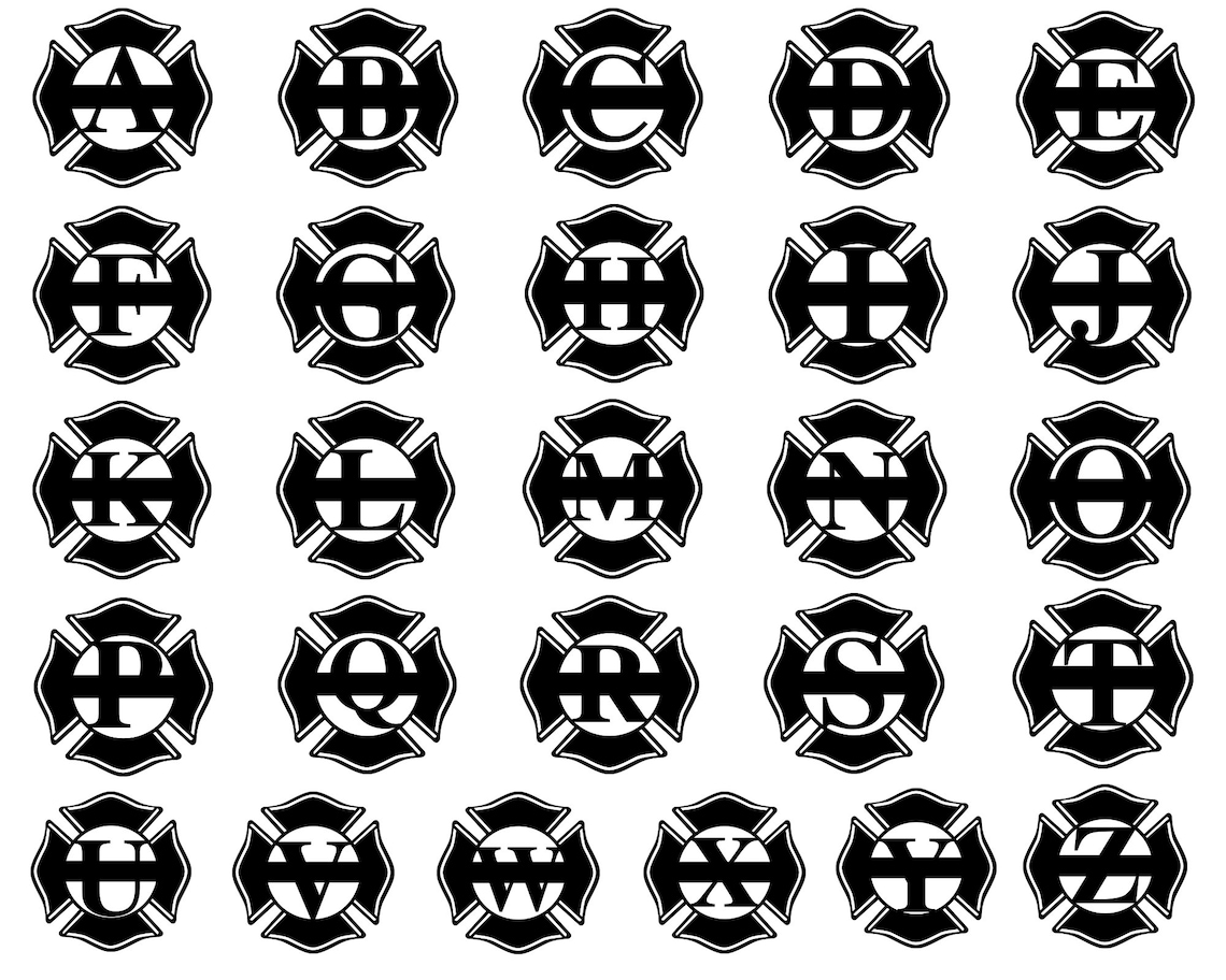 Personalized Metal Maltese Cross Sign Firefighter Gift - Etsy