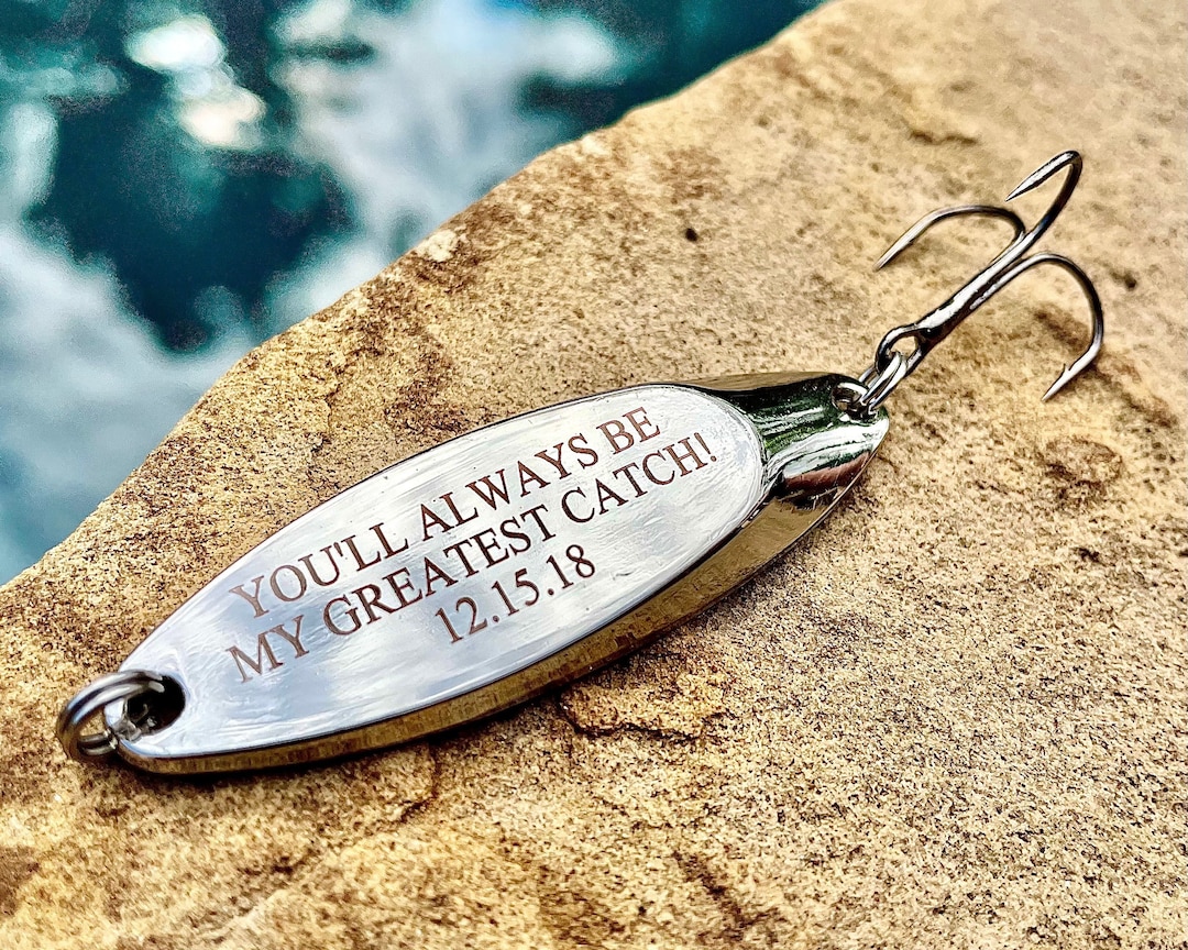 Personalized Engraved Fishing Lure, Fishing Gifts for Him, Personalized ...