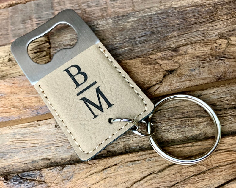 Personalized Leather Keychain for Men Custom Leather - Etsy
