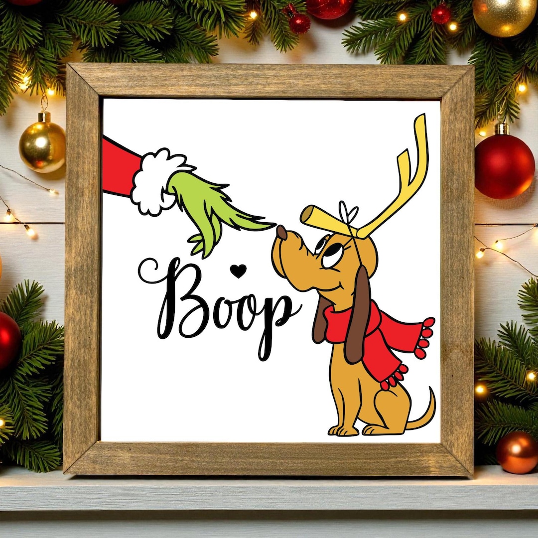 Grinch and Max Wood Sign, Grinch Signs, Grinch Decor, Grinch Christmas ...