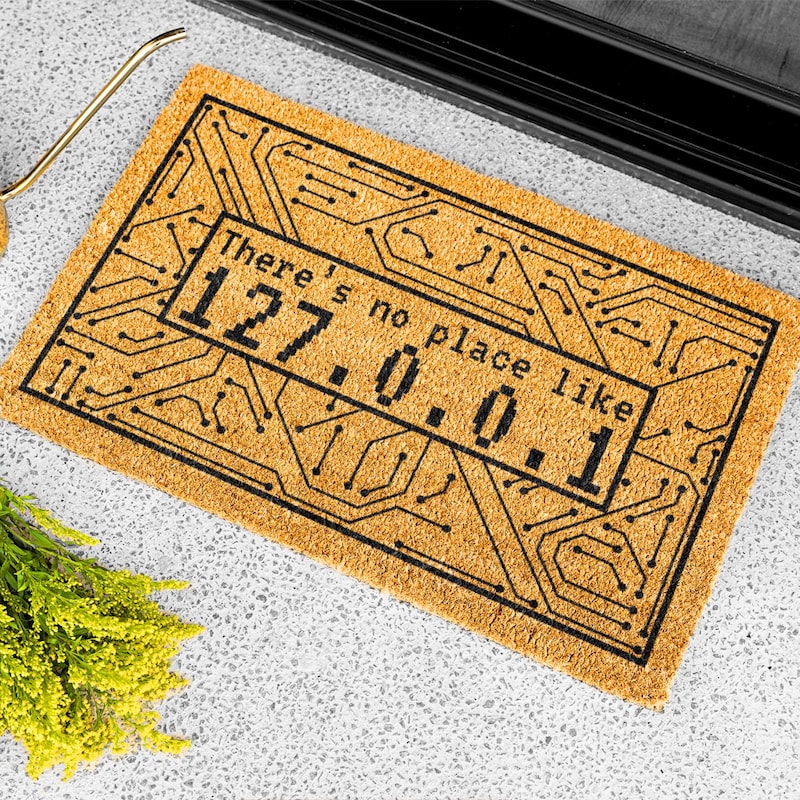 Geeky Rubber Welcome Mat - Etsy