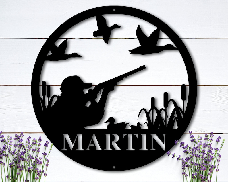 Personalized Duck Hunting Sign Duck Hunting Gift Metal Duck - Etsy