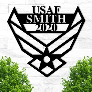 Custom Air Force Metal Sign,personalized Air Force Gifts, Air Force ...