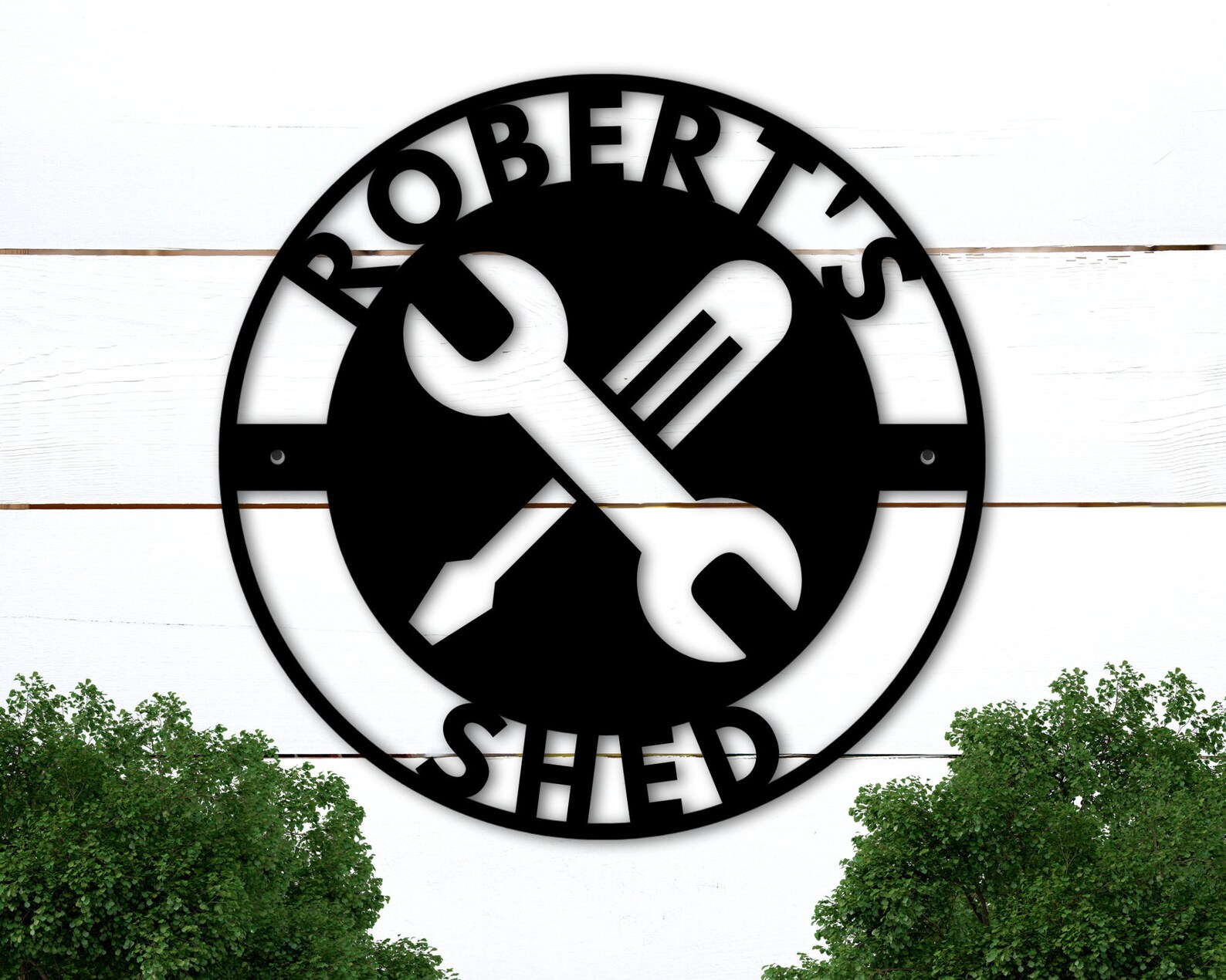 Personalized Shed Sign Metal, Tool Shed Sign, Garage Decor, Sign for ...