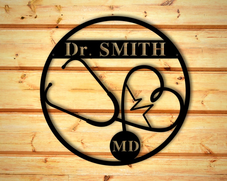 Personalized Doctor Sign Gift Custom Metal Signs RN Gifts | Etsy