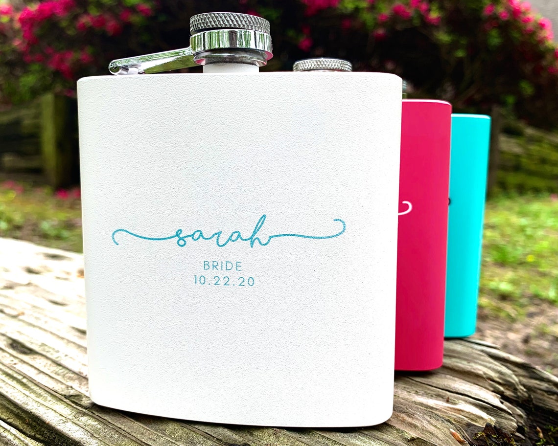 Engraved Flask for Women Personalized, Women's Flask, Custom Flask for ...
