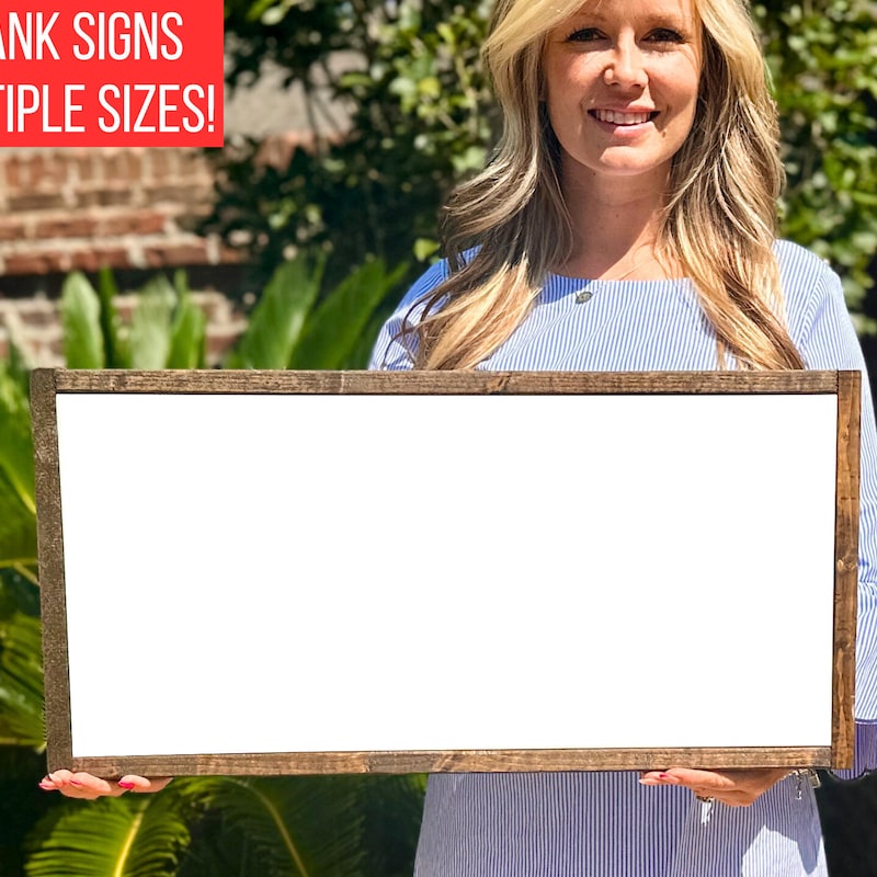 Unfinished Wood Sign - Etsy