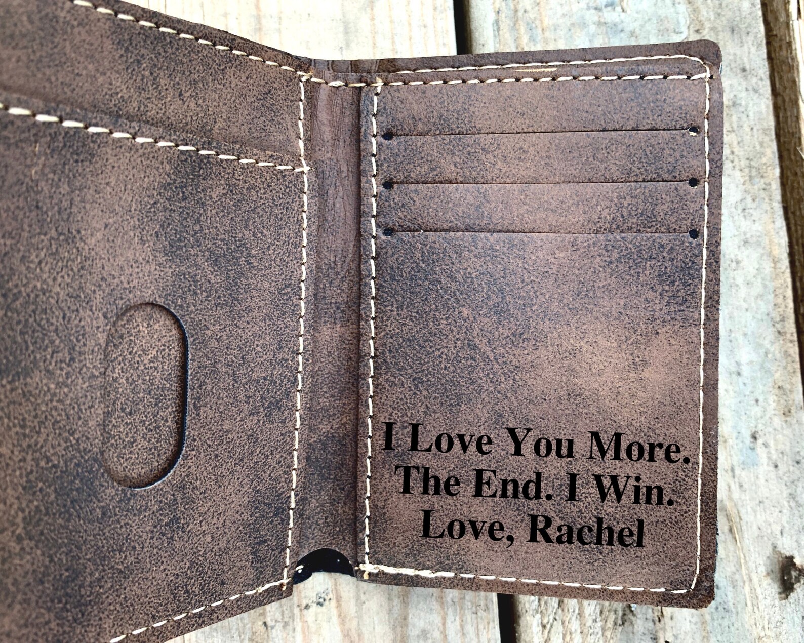 Personalized Leather Wallet Personalized Wallet Personalized - Etsy
