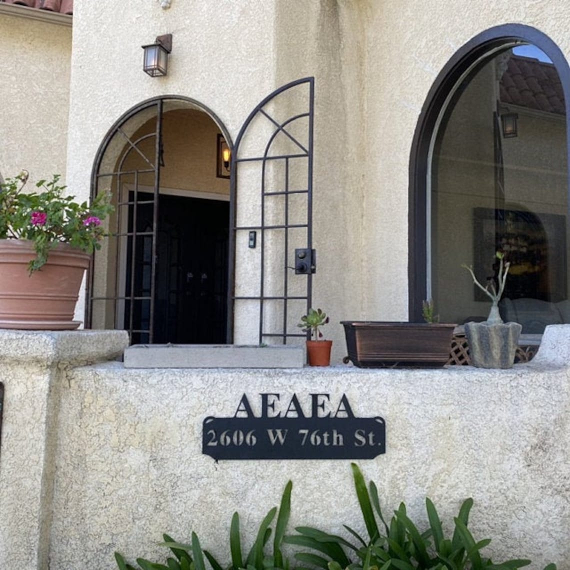 Family Name Address Sign Metal Address Plaque for House Last - Etsy