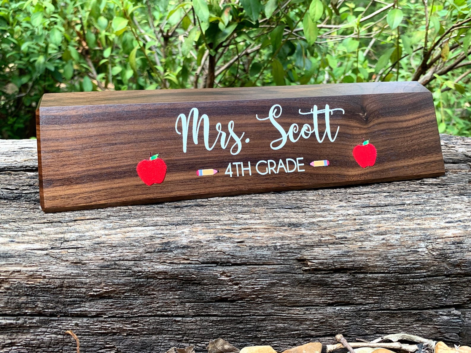 Personalized Teacher Gifts Desk Name Plate Teacher Name - Etsy