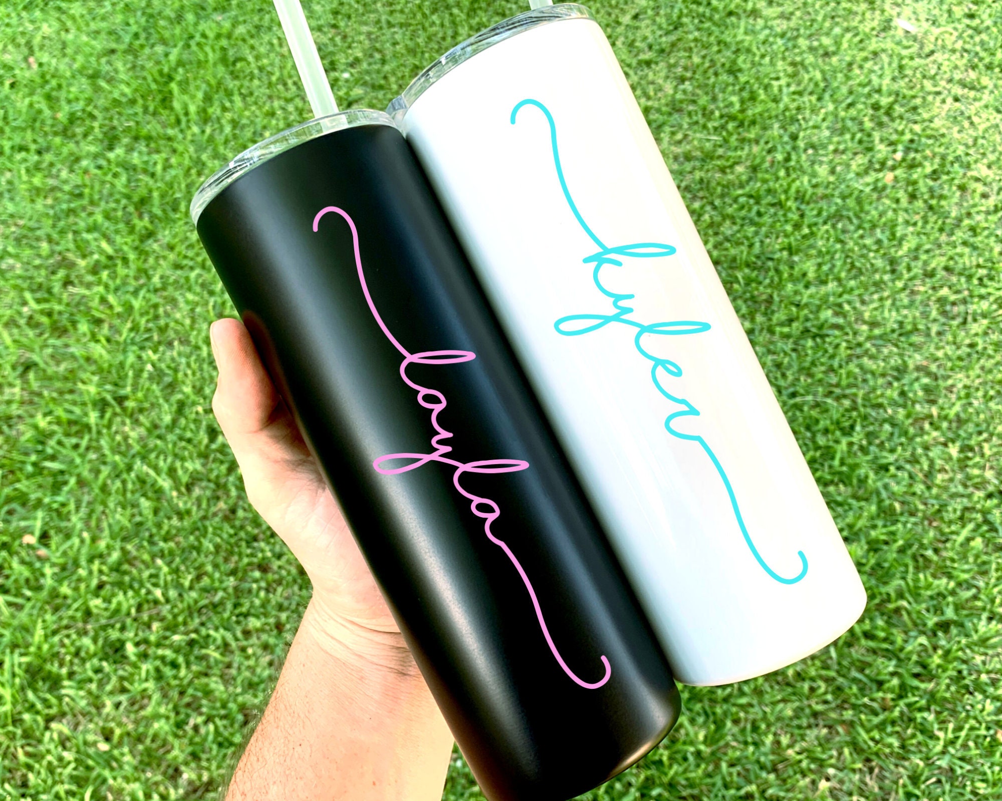 Personalized Skinny Tumblers for Women Tumblers for Girls - Etsy