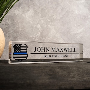 Police Gift for Officer, Law Enforcement Personalized Gift for Police ...