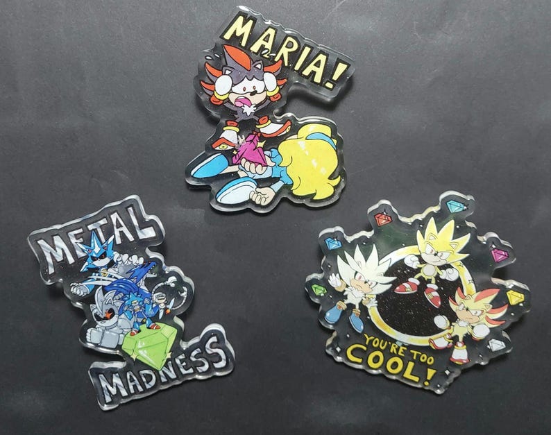 Sonic Pins WAVE 2 - Etsy