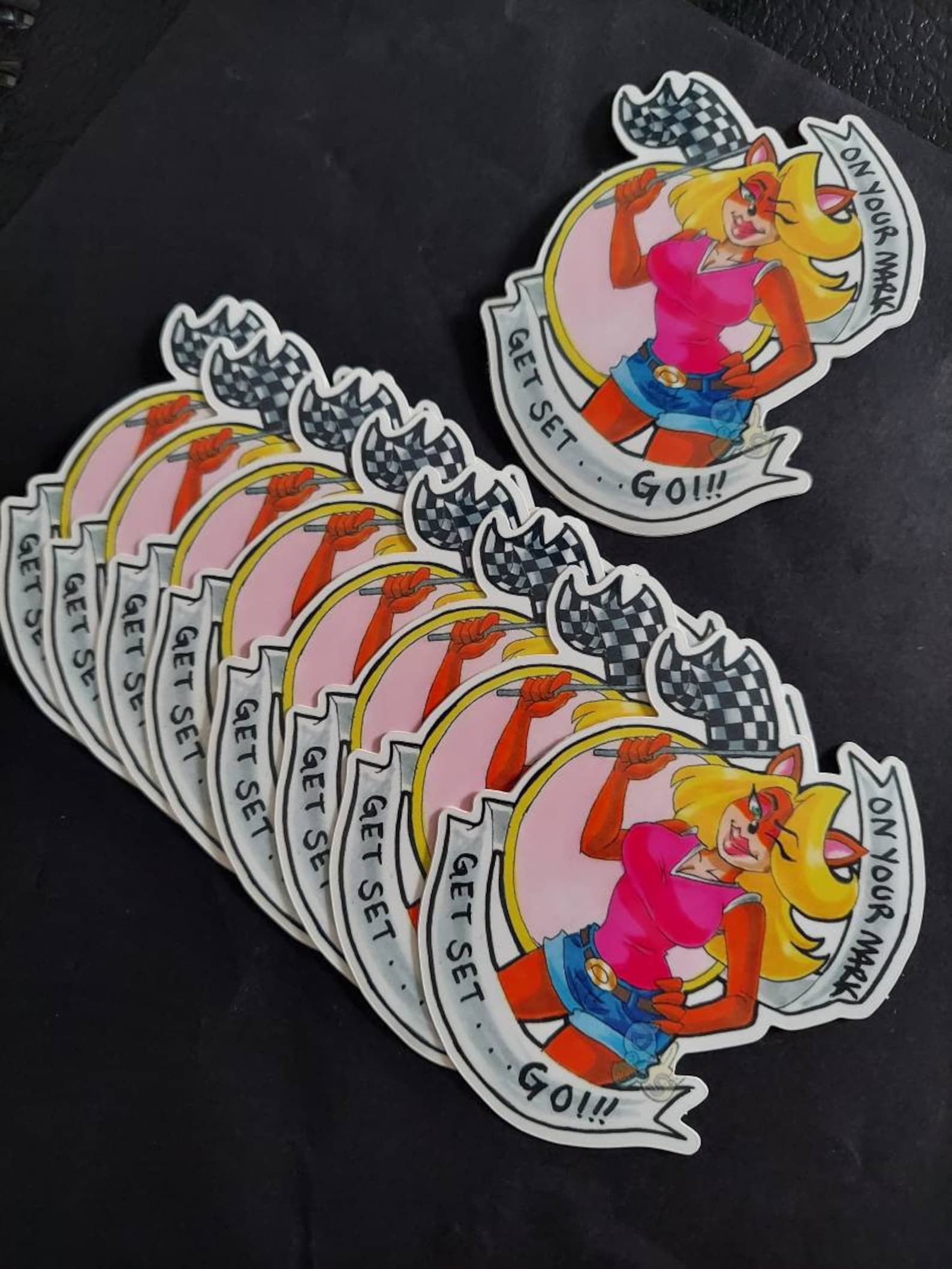 CTR Trophy Girls - STICKER SET - Etsy